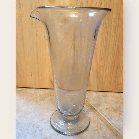 Accents | Vintage Apothecary Beaker With Etched Glass Numerals For ...